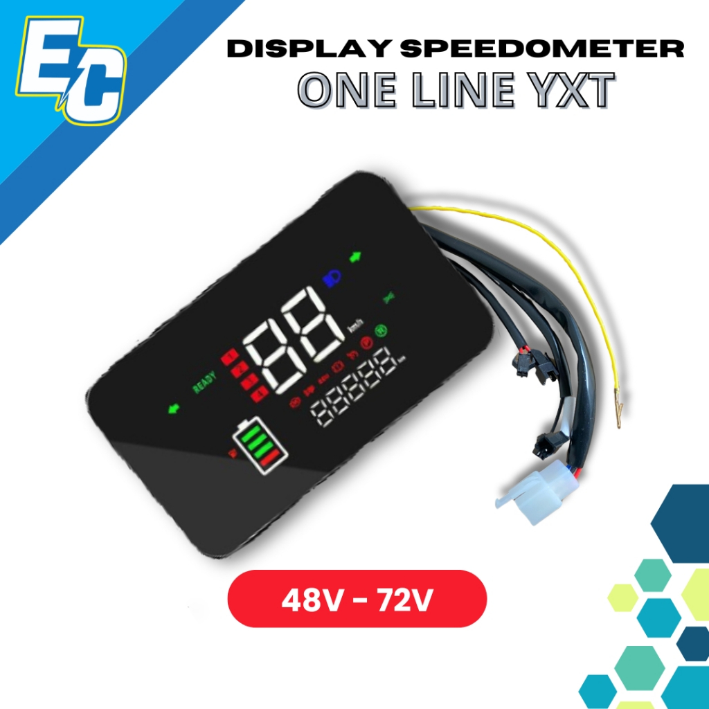 Jual Display speedometer motor Listrik one line YXT 48V - 72V | Shopee ...