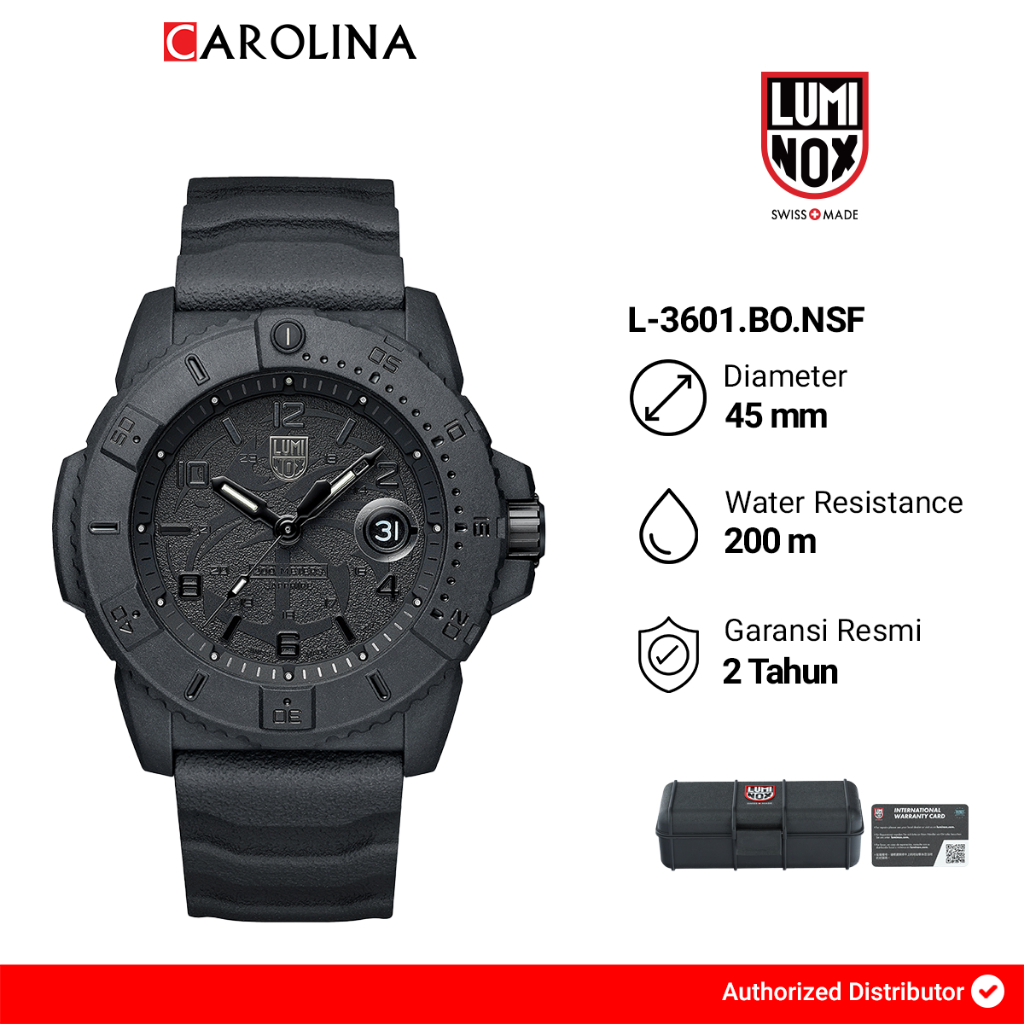 Jual Jam Tangan Pria Luminox L-3601.BO.NSF Navy Seal Foundation ...