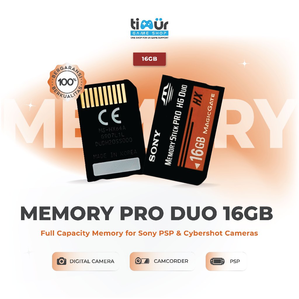Jual Memory Stick Pro HG Duo Card SONY Kamera PSP 16GB | Shopee Indonesia