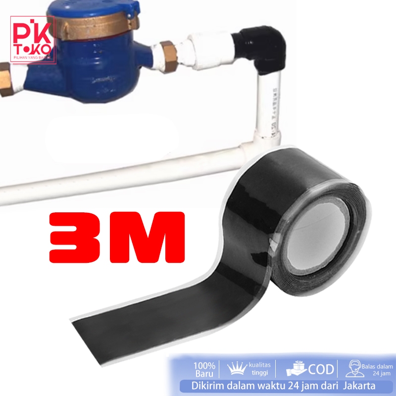 Jual Lakban Isolasi Pipa Waterproof Tape 3 Meter Material Silikon Anti ...