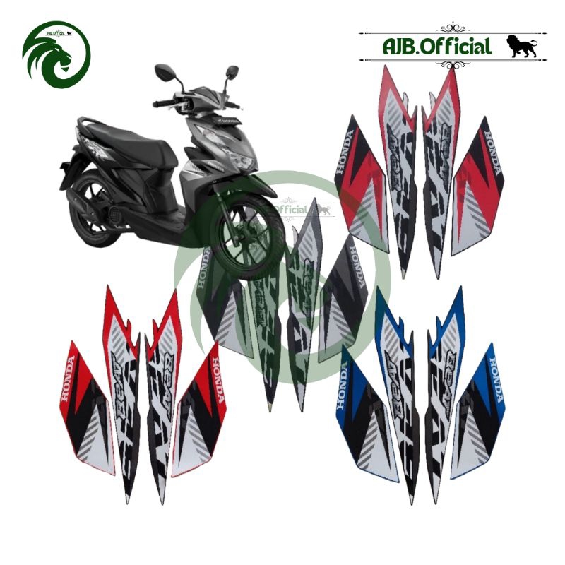 Jual Striping Honda Beat FI CBS 2023 AJB Official | Shopee Indonesia