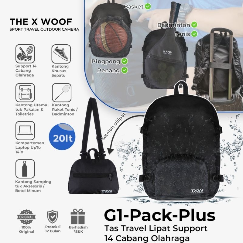 Jual The X Woof G1-Pack-Plus Tas Lipat Travel 14 Olahraga Koper ...