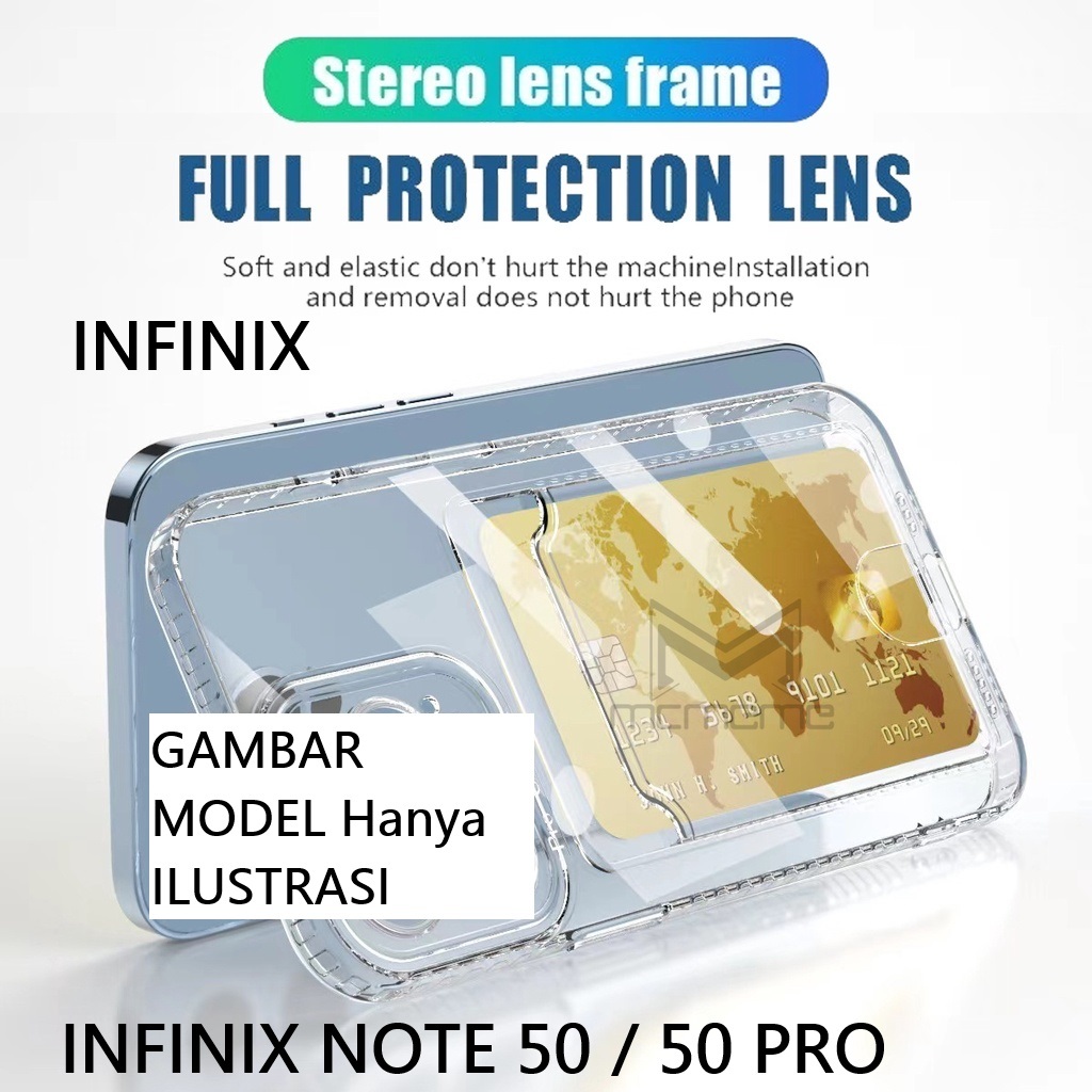 Jual Soft Case SLoT CArD INFINIX GT 30 PRO Note 50 50s 50x 50 Pro ...