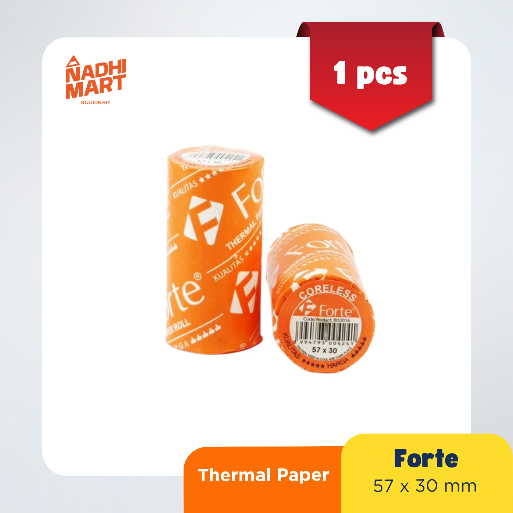 Jual FORTE THERMAL PAPER 57X30 | Shopee Indonesia