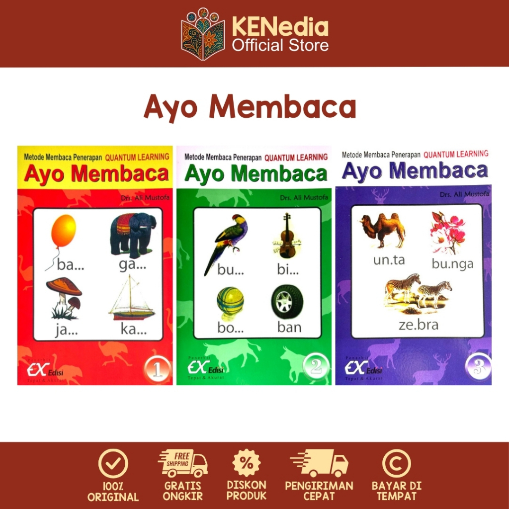 Jual Seri Ayo Membaca - 1 Set Ayo Membaca | Shopee Indonesia
