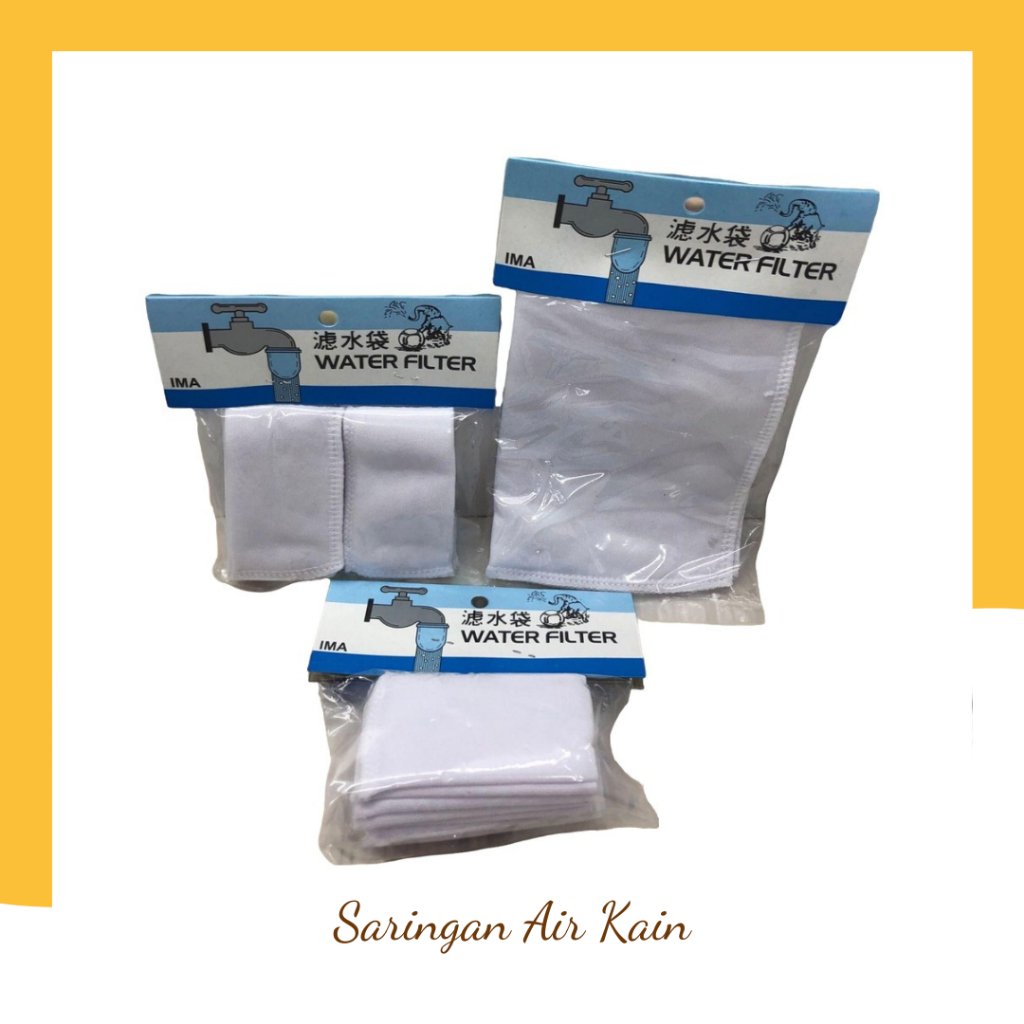 Jual Saringan Air Kain / Water Filter Good Quality S M L | Shopee Indonesia