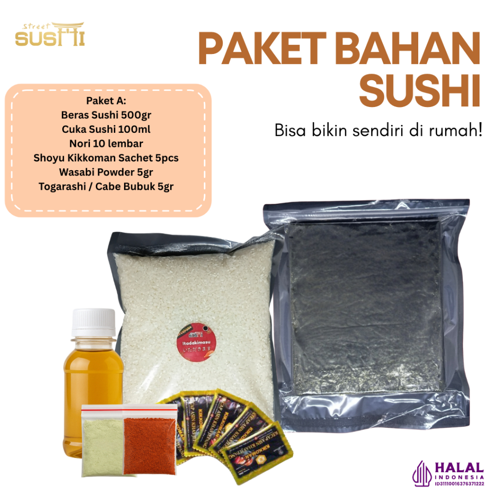 Jual PAKET BAHAN SUSHI LENGKAP HALAL - Bisa bikin sendiri di rumah ...