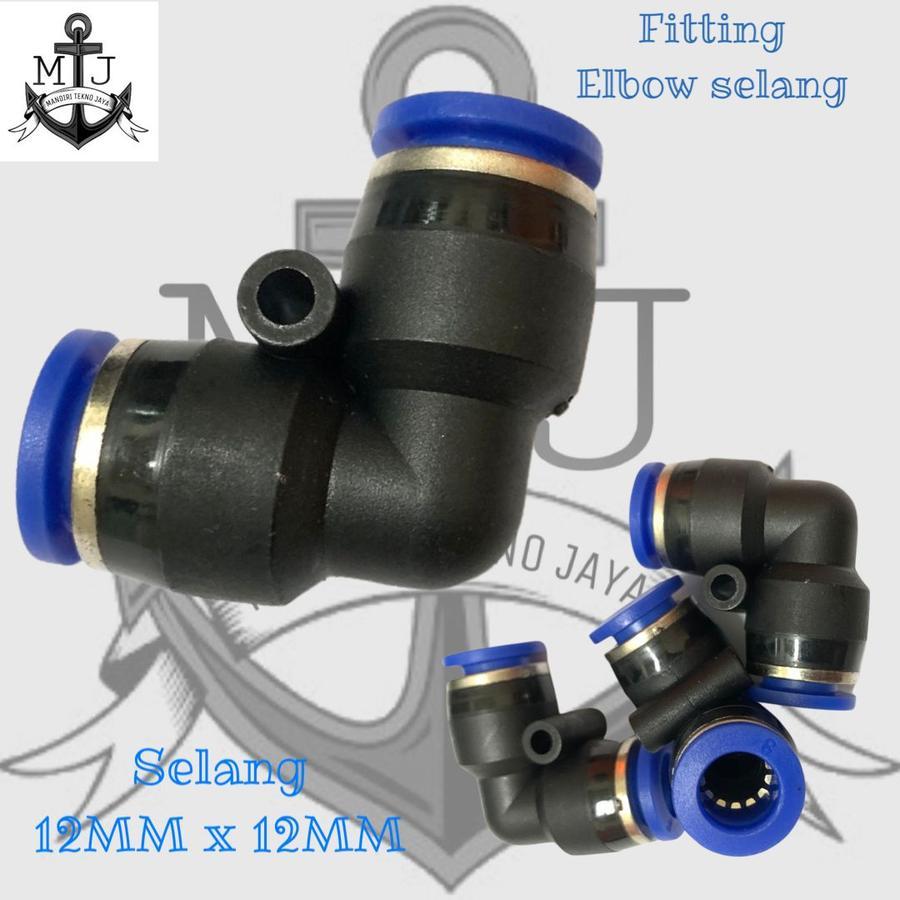 Jual MPV-12 FITTING ELBOW PNEUMATIC SELANG 12 MM X 12 MM | Shopee Indonesia