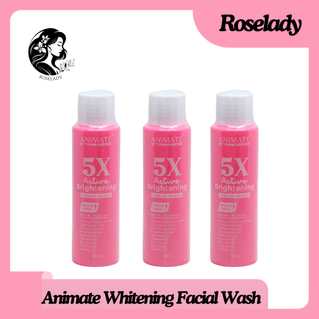 Jual Animate Facial Wash Brightening - Pembersih Wajah | Sabun Cuci ...