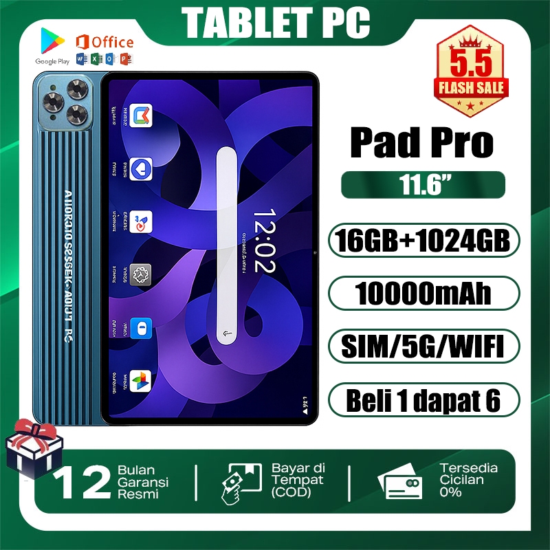Jual 【Beli 1 Gratis 7】YIYO Tablet PC Tablet Android Baru RAM 16GB ...
