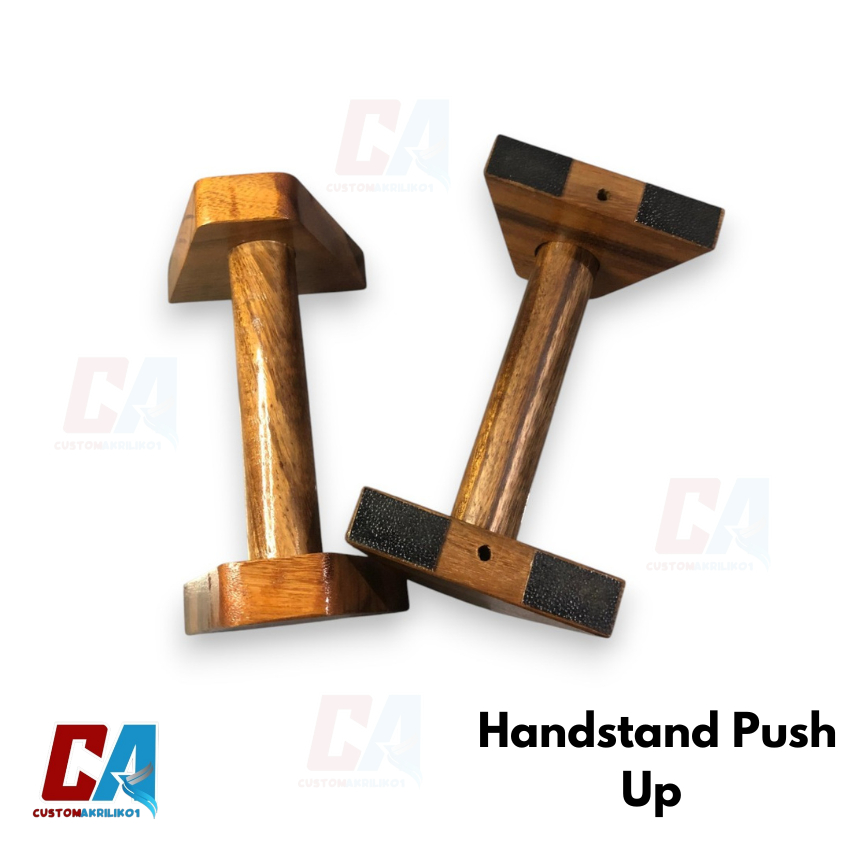 Jual Parallette wooden bar / Handstand Push Up (1pasang) Dilengkapi ...