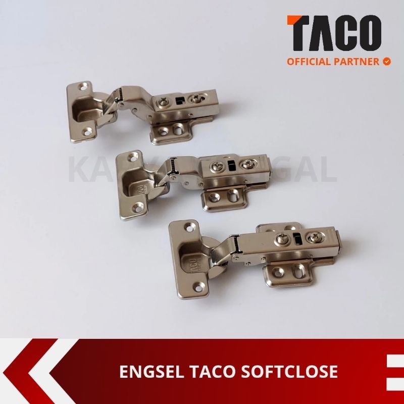 Jual Engsel Lemari Engsel Sendok 35 MM Slow Motion Taco ET-01 Hydraulic ...