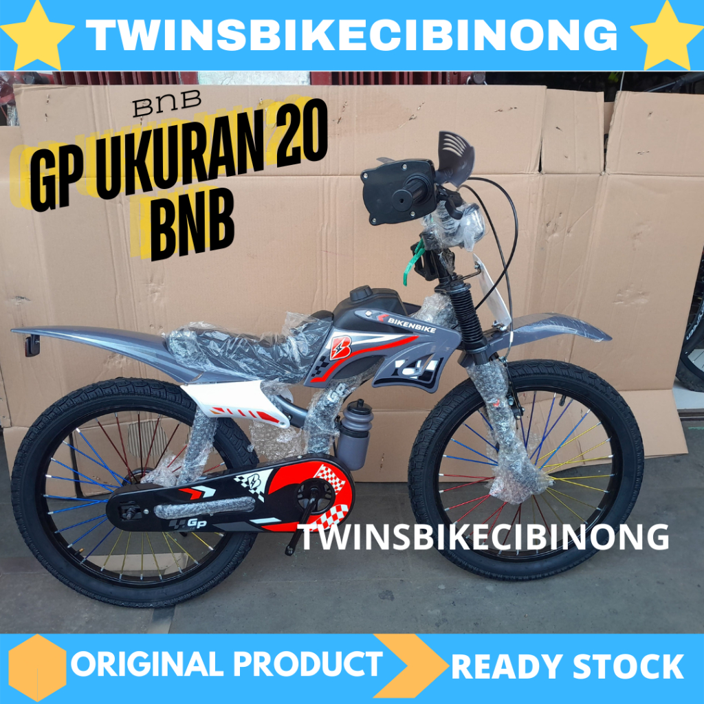 Jual Sepeda BMX 20 BNB GP MODEL TRAIL MOTOR | Shopee Indonesia