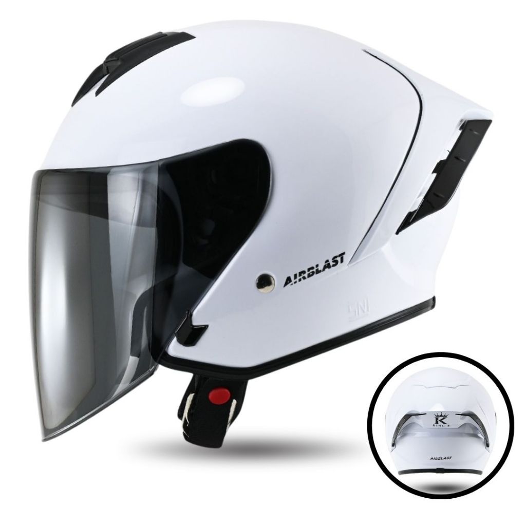 Jual Helm King8 Airblast Half Face Terbaru 2025 Helem Cowok Sni ...