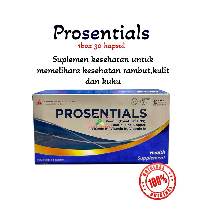 Jual PROSENTIALS MEMELIHARA KESEHATAN RAMBUT&KUKU | Shopee Indonesia