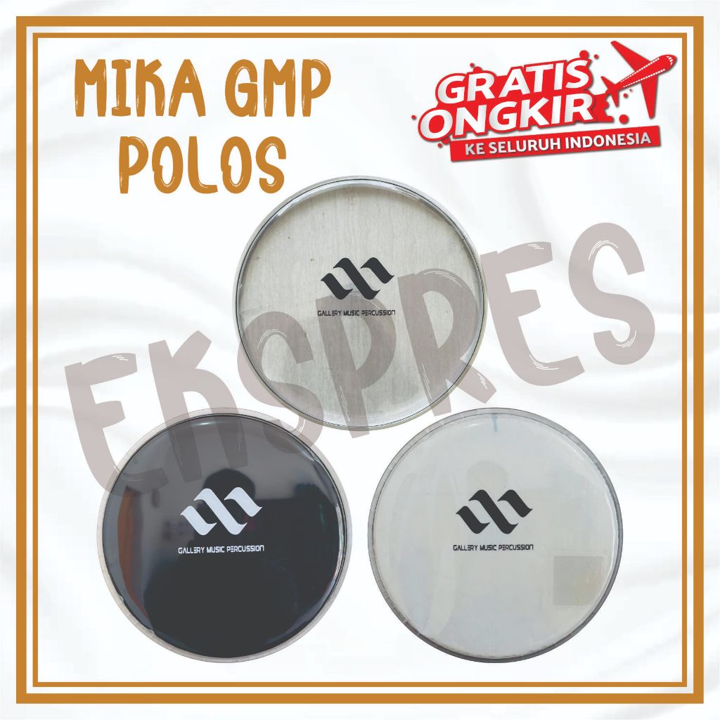 Jual Mika GMP Polos Hitam Bening Putih 8 inchi, 8 3/4 inchi, 9 inchi ...