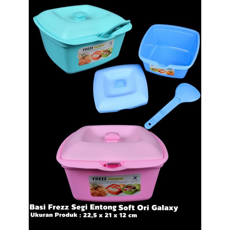 Jual Basi frezz segi entong soft ori galaxy plast/ basi prasmanan nasi ...