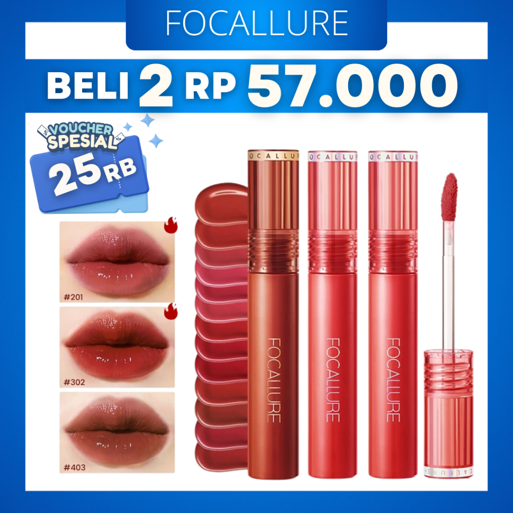 Jual [ CLEARANCE SALE ] FOCALLURE Lipstick Jelly Clear Dewy Lip Tint Tahan lama FA208 | Shopee ...