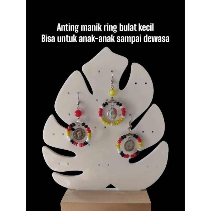 Jual anting manik dayak / anting dayak / anting khas dayak / aksesoris ...