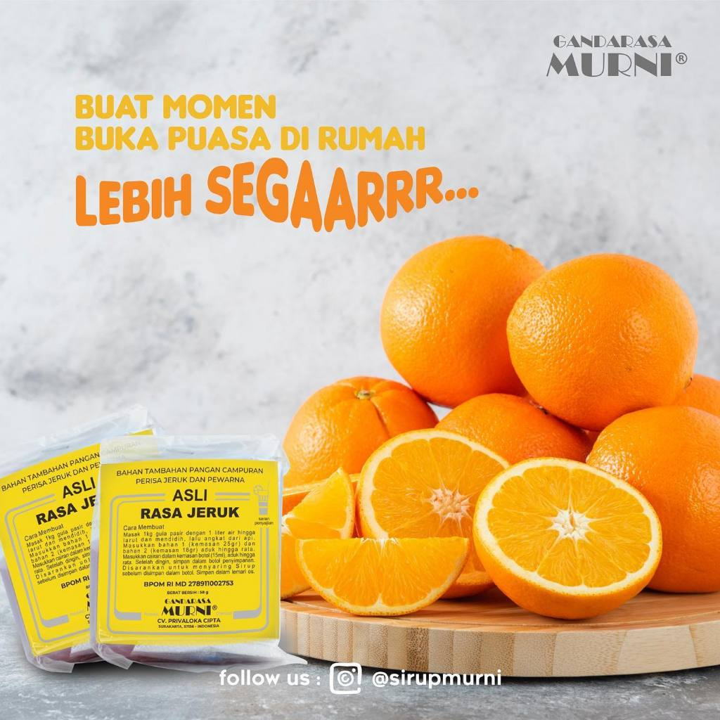 Jual JERUK KUNING - BAHAN SIRUP MURNI (GANDARASA MURNI) | Shopee Indonesia