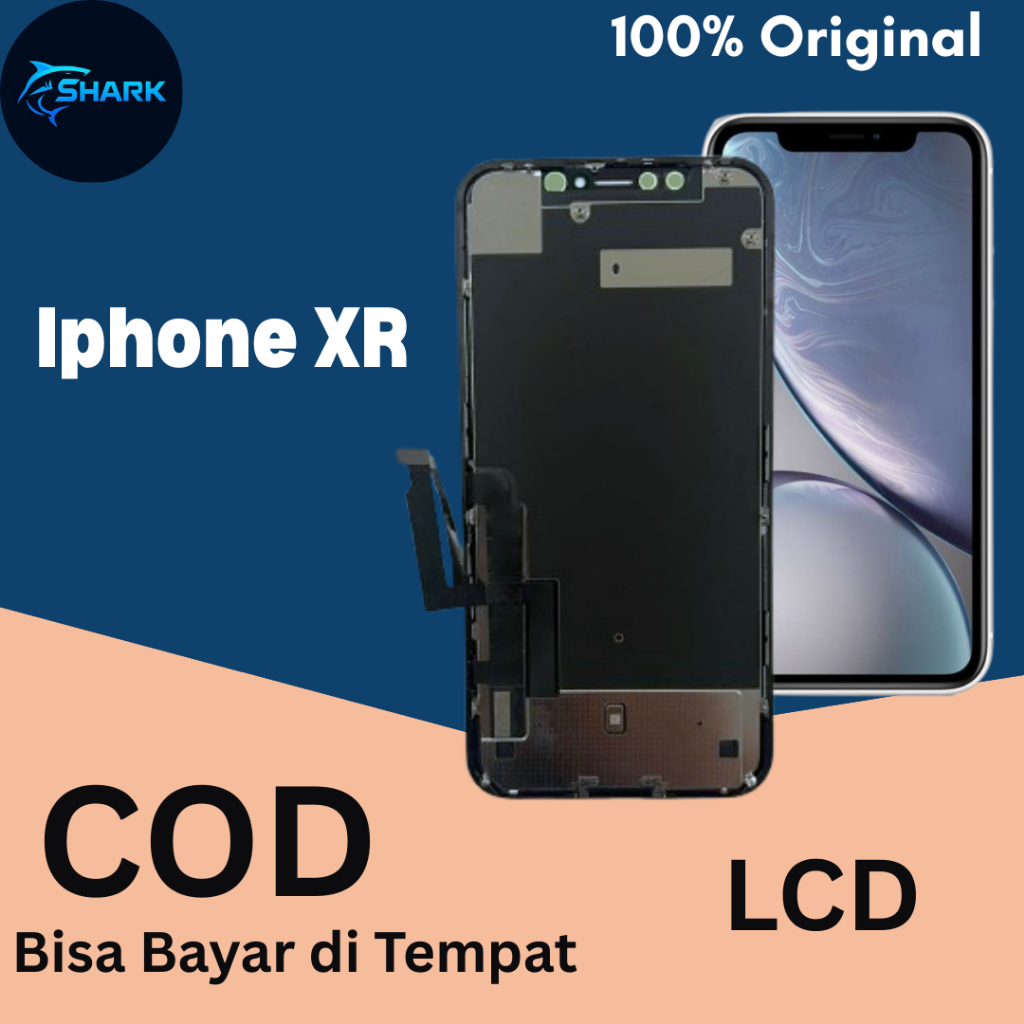 Jual LCD IP XR Layar Touchscreen Fullset 100% Original OEM | Shopee ...