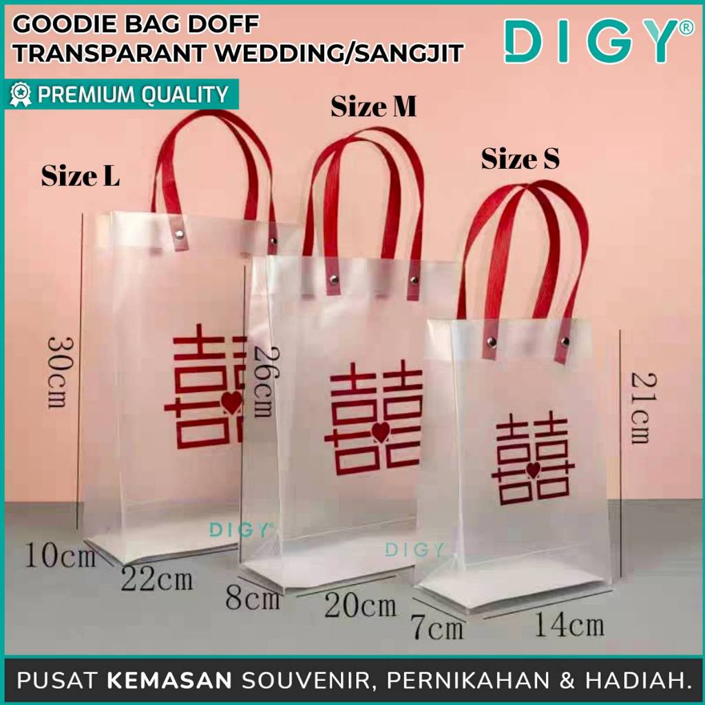 Jual Goodie Bag Doff Premium / Tas Wedding Sangjit / Tas Goodie Bag ...