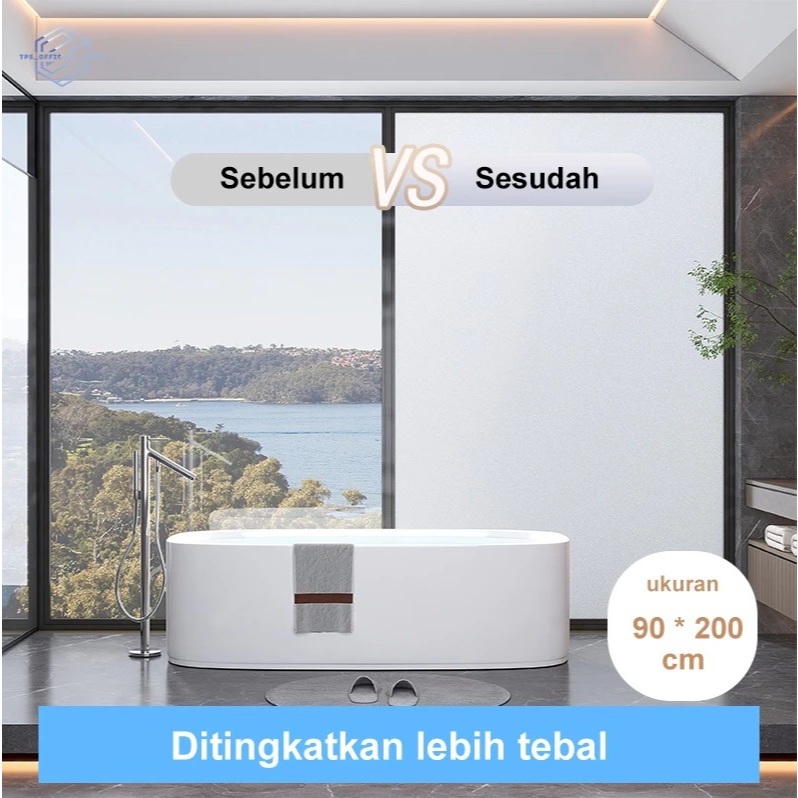 Jual SANDBLAST STICKER KACA ES STICKER STIKER KACA POLOS GLASS STICKER ...