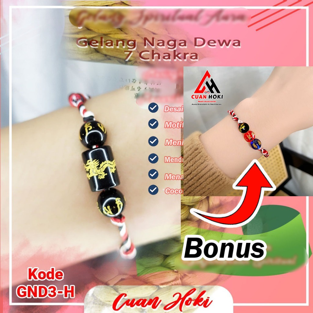 Jual Cuan Hoki Gelang Tridatu Naga Emas Dewa Pria Wanita – Aksesoris ...