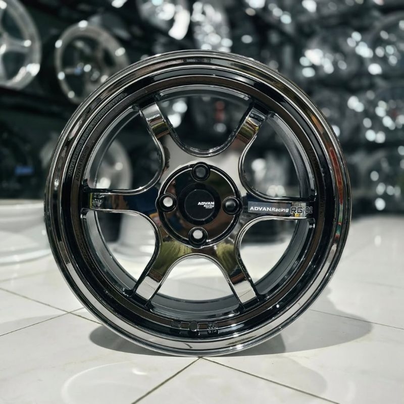 Jual velg racing mobil r15 ADVAN RG D2 LEBAR 7 ET 40 velg ring 15 cocok untuk mobil mobil brio ...