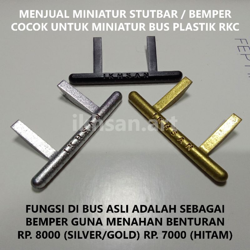 Jual menjual miniatur stutbar bus cocok untuk miniatur bus plastik ...