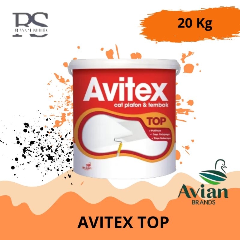 Jual AVITEX TOP cat tembok dan plafon 20kg | Shopee Indonesia