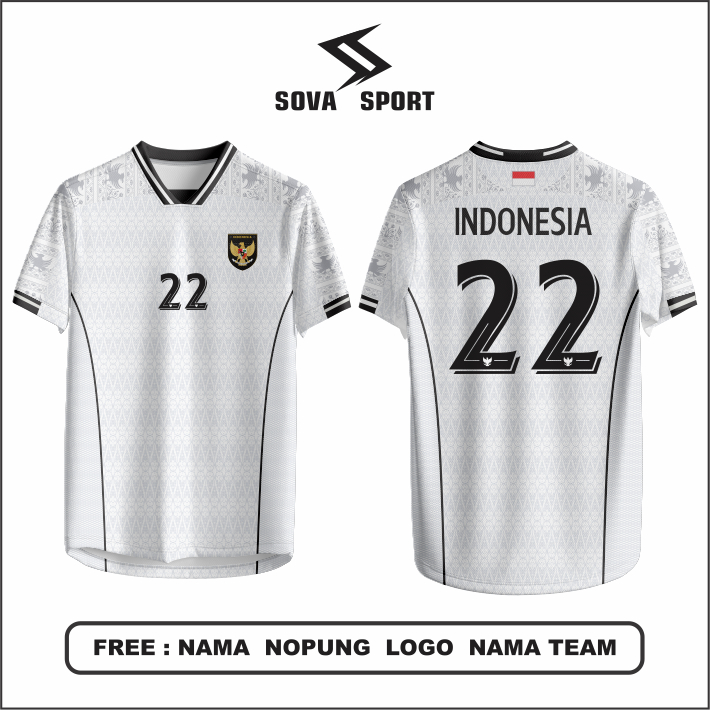 Jual Jersey Timnas Indonesia AWAY Putih Unisex 2025 Terbaru(LOGO TIMBUL BAHAN RUBBER) | Shopee ...