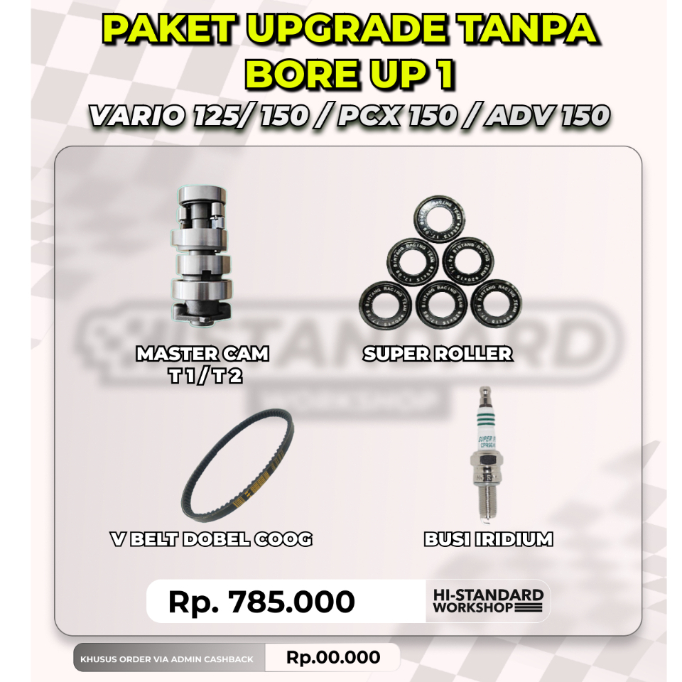 Jual ( VARIO 150/PCX 150/ADV 150/VARIO 125) PAKET UPGRADE TANPA BORE UP BRT 1 ECU JUKEN 5+ VARIO ...