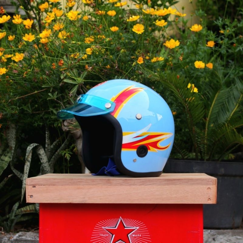 Jual helm jadul | helm lawas | yamaha filano | helm yamaha | PROMO ...