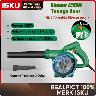 Jual ISKU Hand Blower 600W Mesin Blower angin Tenaga Besar 220V/2IN1 ...