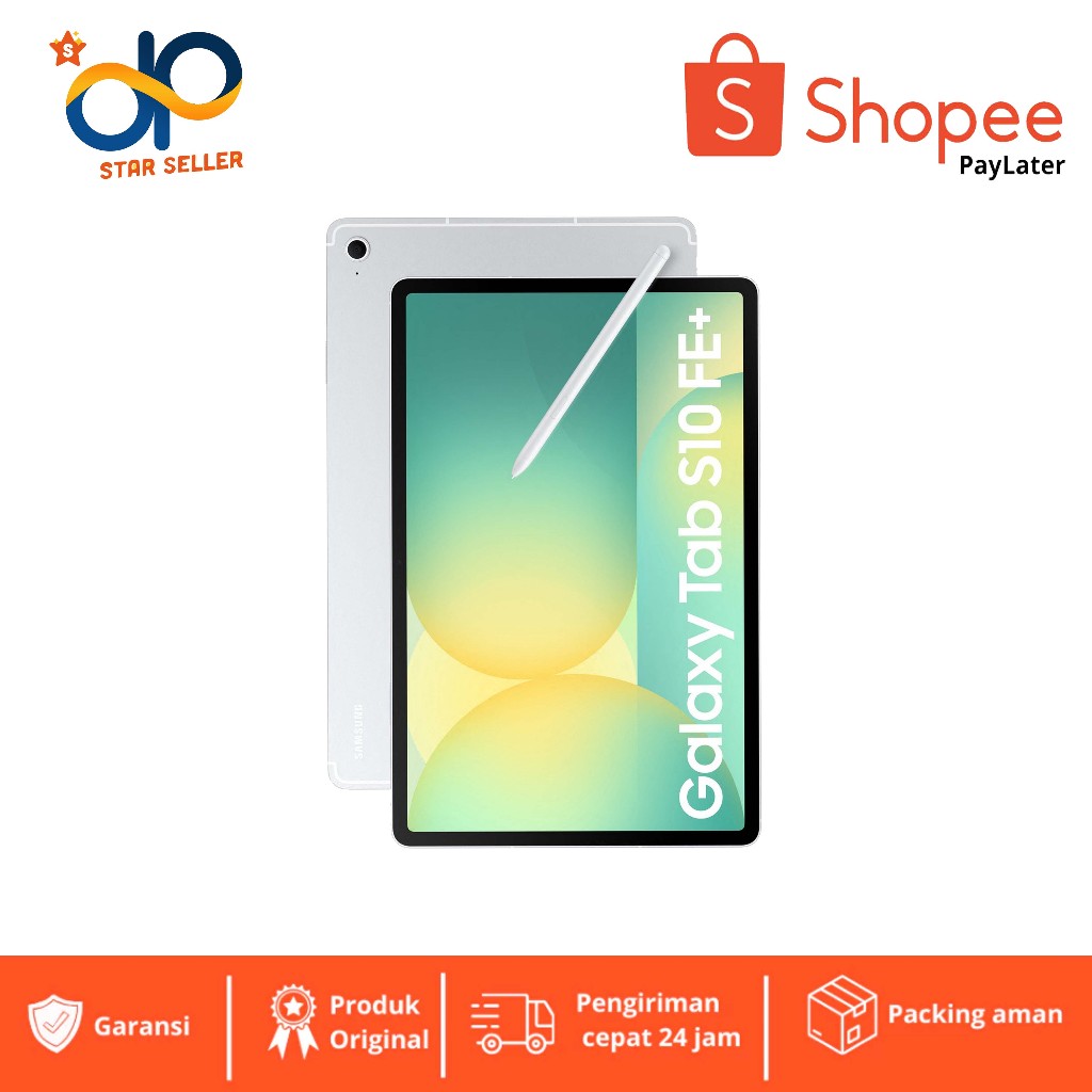 Jual Samsung Galaxy Tab S10 FE+ 5G 12/256GB Garansi Resmi SEIN - S10FE ...