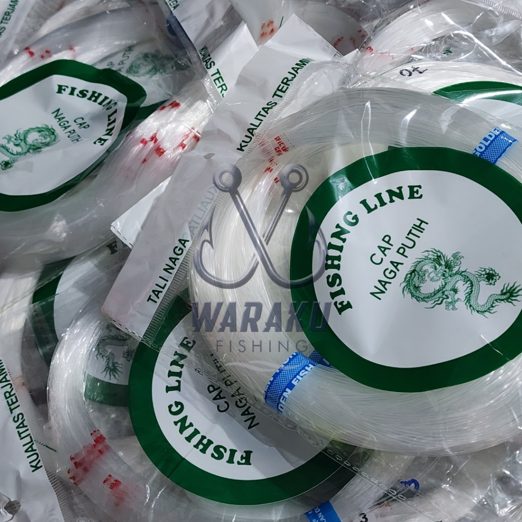 Jual Senar Pancing / Jala / Jaring Putih Cap Naga Putih No. 60 (Kuat ...