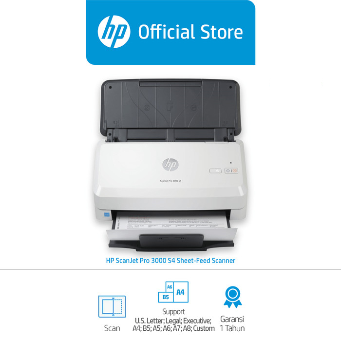 Jual Scanner HP ScanJet Pro 3000 Sheetfed USB Garansi 1 Tahun Official ...