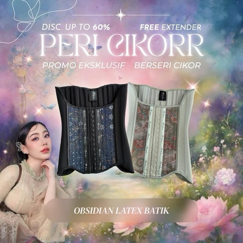 Jual BOUNDLU KORSET OBSIDIAN BATIK LATEX 25&30CM/ 25 TULANG | Shopee ...