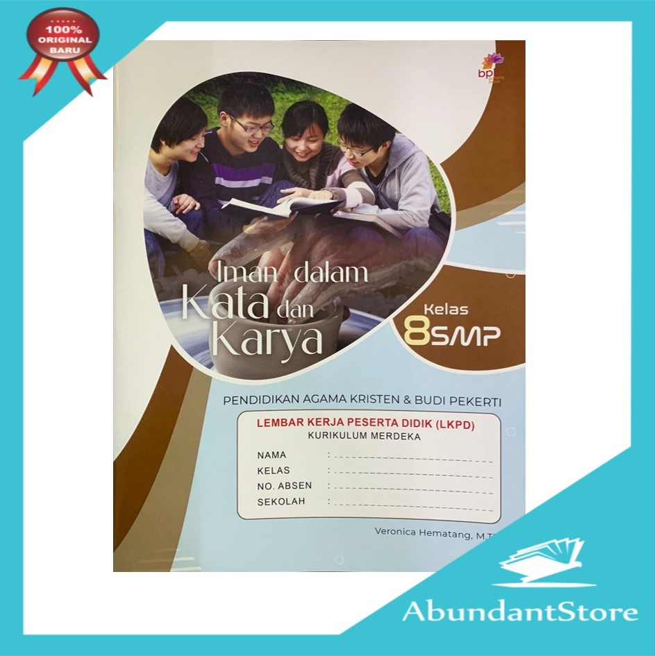 Jual Buku LKS LKPD Lembar Kerja Peserta Didik Agama Kristen Kurikulum ...