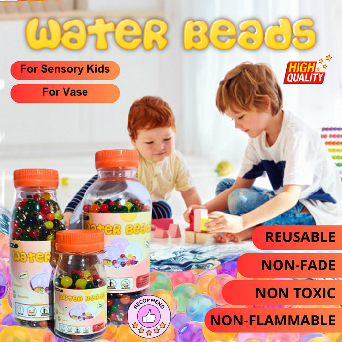 Jual Mainan Rendam Air Water Beads Hydrogel Water Beads Jelly Bola Air ...