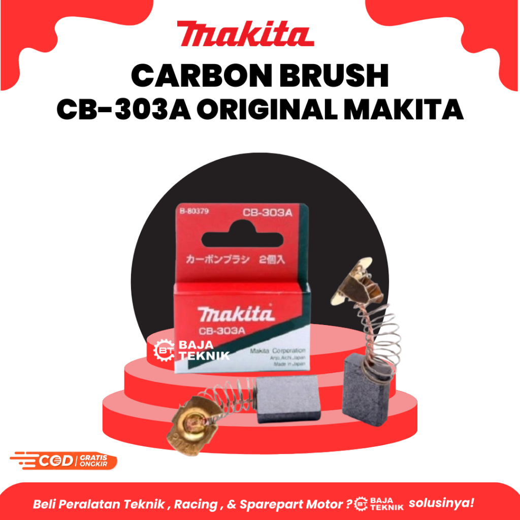 Jual MAKITA CARBON BRUSH CB-303A | ARANG / SPUL / PUL / COOL BOOSTER ...