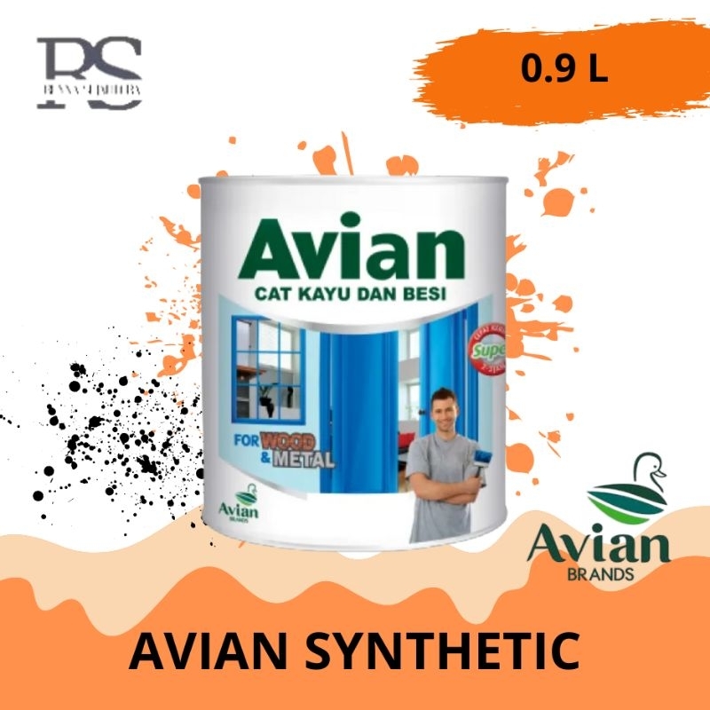 Jual AVIAN SYNTHETIC cat kayu dan bes 0.9L | Shopee Indonesia