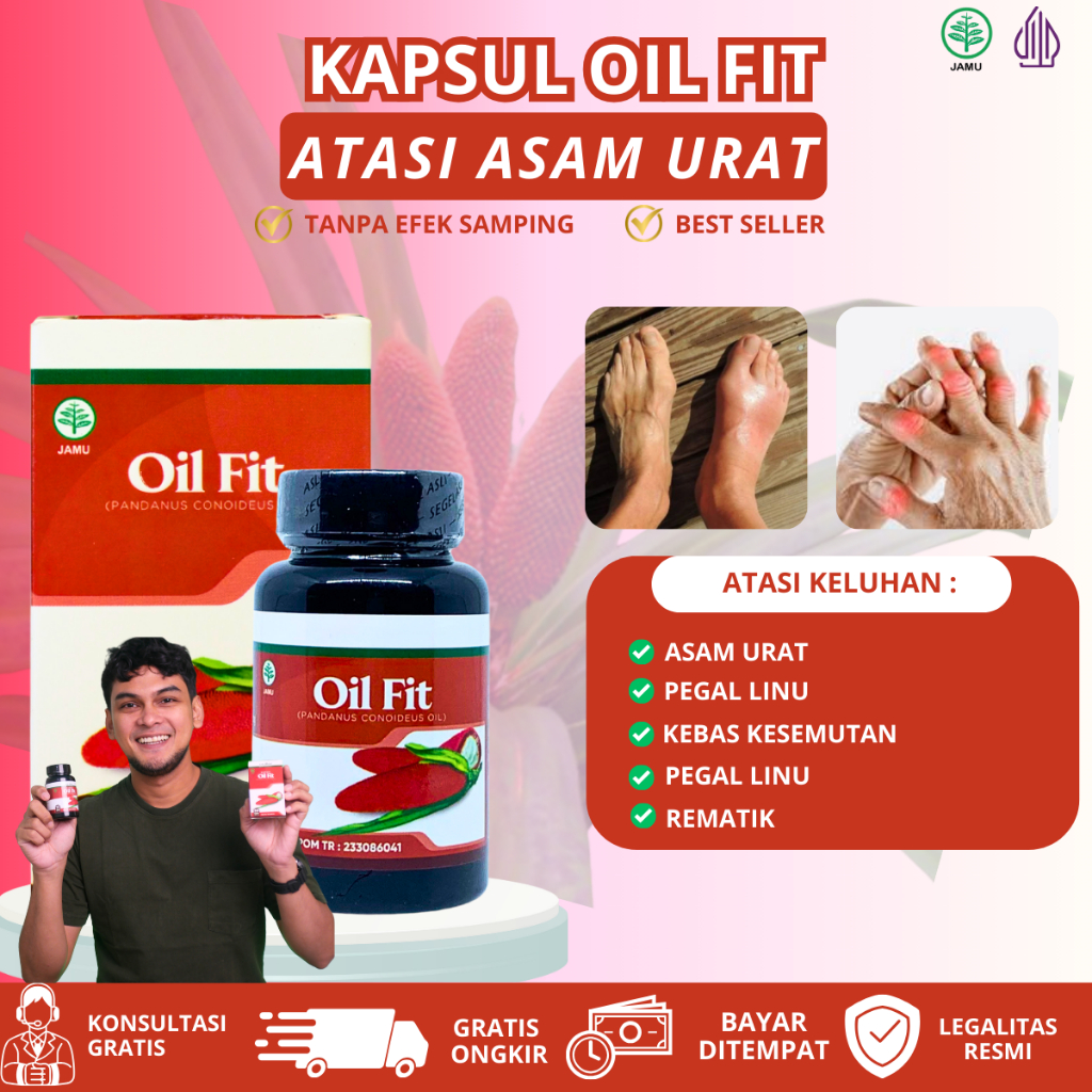 Jual Oil Fit - Obat Asam Urat, Rematik, Nyeri Pinggang, Pegal Linu ...