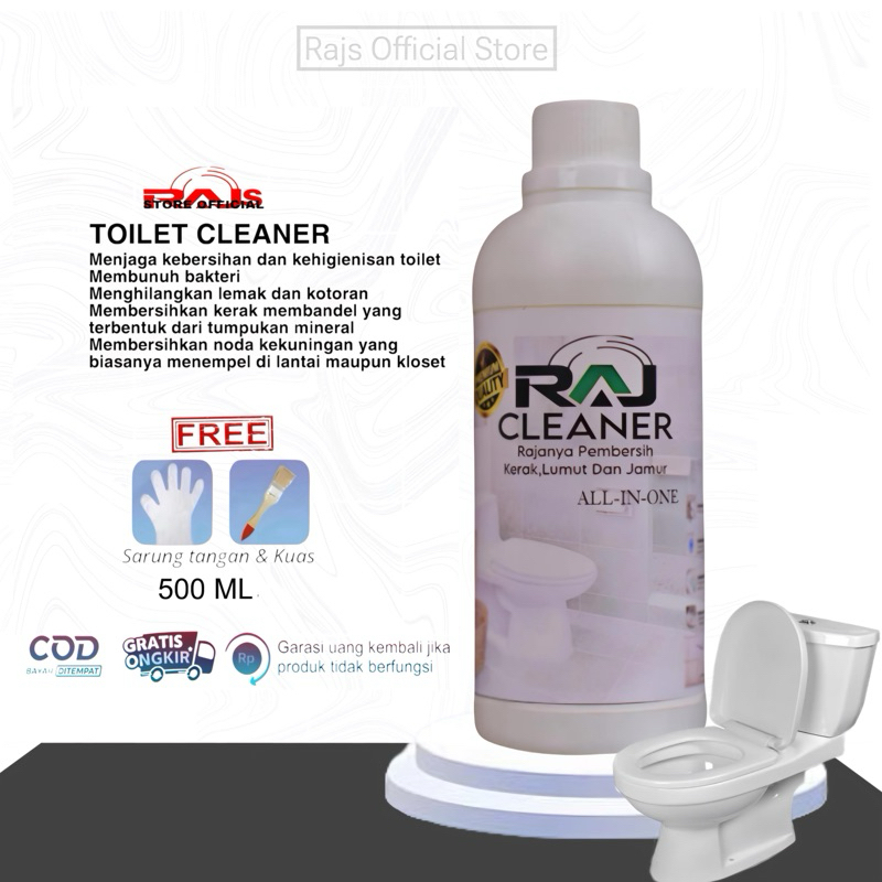 Jual RAJS TOILET CLEANER PEMBERSIH NODA KERAK KERAMIK KAMAR MANDI ALAT ...