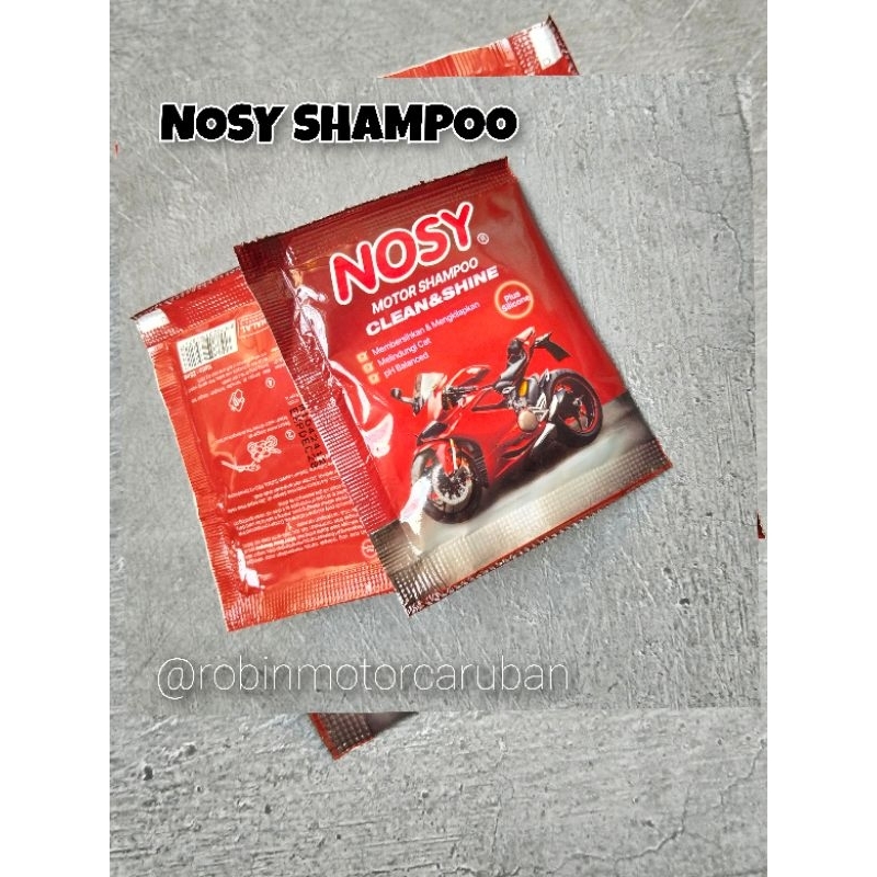 Jual SAMPO SHAMPO SHAMPOO MOTOR MOBIL NOSY SACHET 25ML // KIT SHAMPO ...