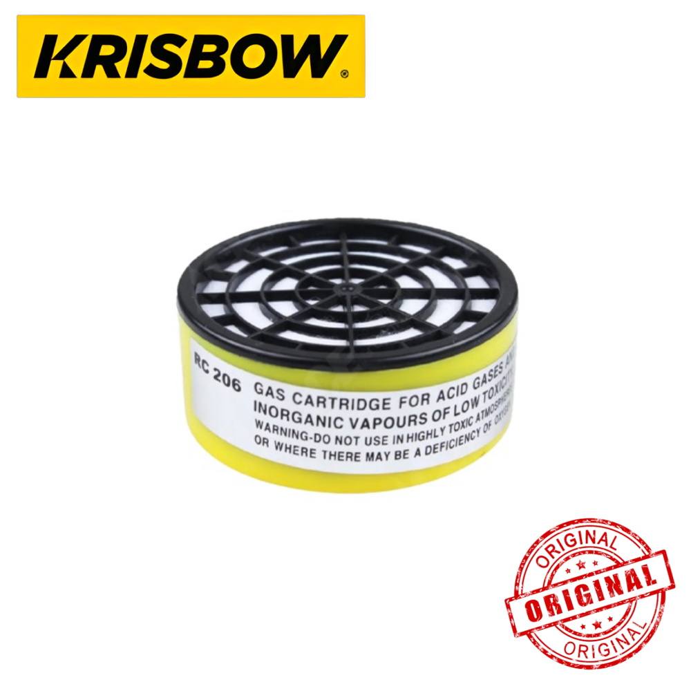 Jual Cartridge Filter Acid & Inorganic KRISBOW SRRP200 Respirator ...