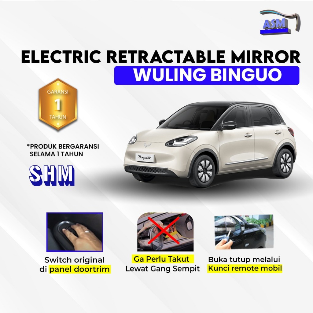 Jual Retract Spion Lipat Wuling Binguo Switch Original Plus Modul SHM ...
