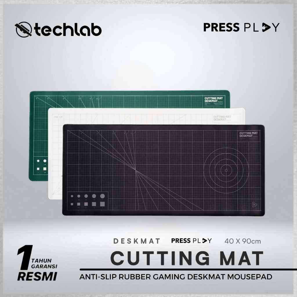 Jual Press Play Cutting Mat Deskmat Gaming Mousepad | Desk Mat by ...