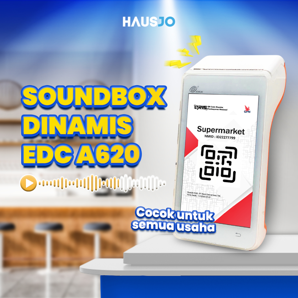 Jual Soundbox Dinamis – Mesin EDC A620 Support QRIS & Playstore ...